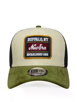 New Era Logo-patch Corduroy Trucker Cap