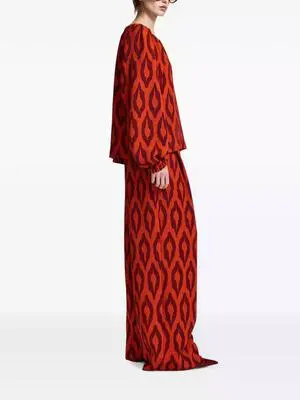 Essentiel Antwerp Kolorful Graphic-pattern Long-sleeve Blouse