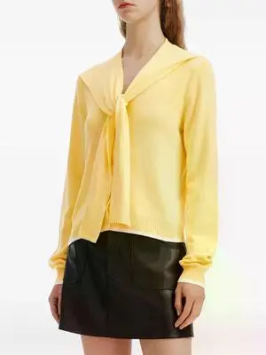 B+AB Sailor-collar Cardigan