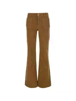 Ag Vicky Corduroy Flared Trousers - Brown