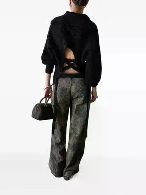 Liu Jo Wool-blend Sweater With Strings