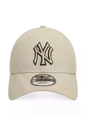 New Era 9forty New York Yankees Logo-embroidered Baseball Cap - Neutrals