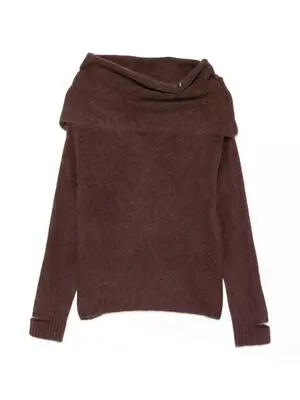 SIMONA CORSELLINI Safety-pin Sweater - Brown