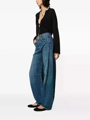 TWINSET Five-pocket Horseshoe Jeans