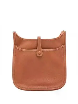 Hermès 2015 Clemence Evelyne Iii Pm Crossbody Bag - Brown