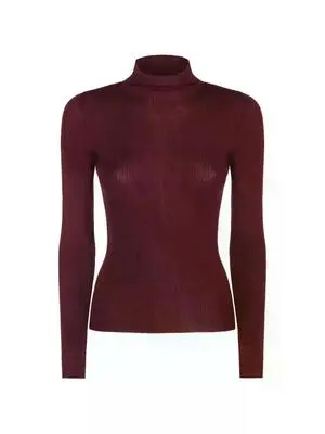 TWINSET Ribbed-knit Roll-neck Sweater