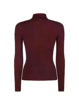 TWINSET Ribbed-knit Roll-neck Sweater