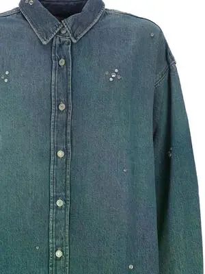 LEVI'S Crystal-embellished Denim Shirt