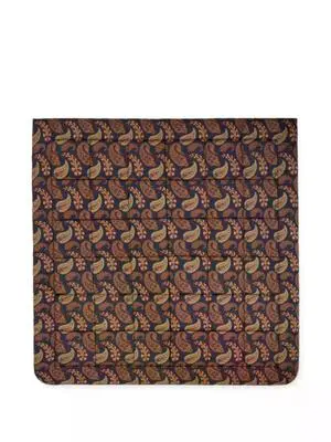 Etro Paisley Quilted Blanket - Red