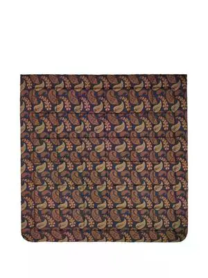 Etro Paisley Quilted Blanket - Red