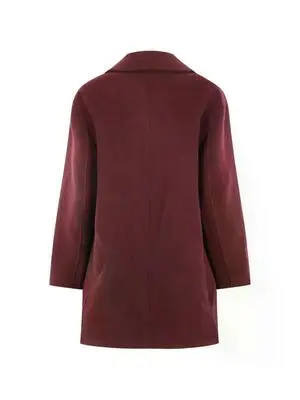 HED MAYNER Double-breasted Oversized Peacoat