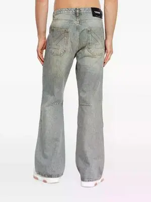 Off-White Flared-leg Denim Jeans