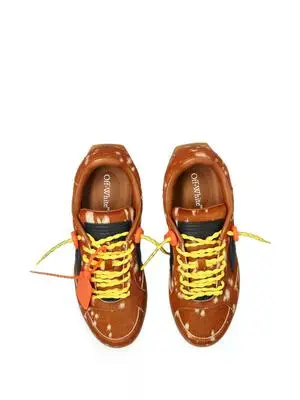 Off-White End Of Play Calf Hair Sneakers - Brown