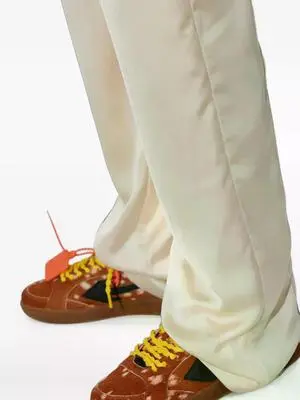 Off-White End Of Play Calf Hair Sneakers - Brown