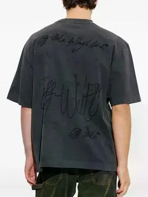 Off-White Logo-embroidered T-shirt