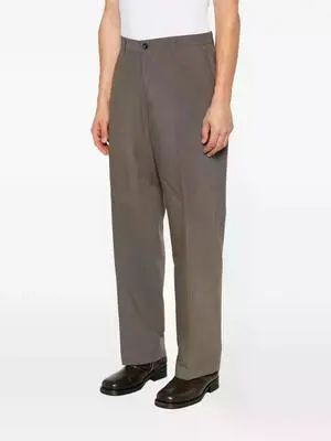 LES DEUX Pressed-crease Straight-leg Trousers