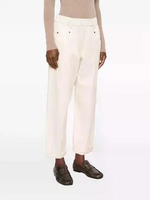 Brunello Cucinelli Elasticated-waist Trousers - Neutrals
