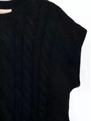 STELLA NOVA Cable-knit Vest