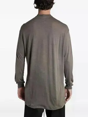 Rick Owens Ribbed-trim Long-sleeve T-shirt