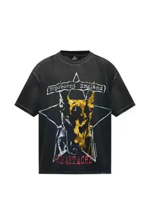 REPRESENT Graphic-print T-shirt - Black