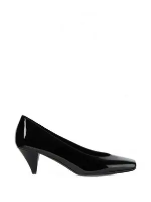 GIVENCHY Sliced Square Pumps In Patent Leather