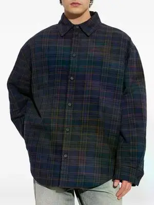 Off-White Check Flannel Padded Overshirt