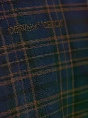 Off-White Check Flannel Padded Overshirt