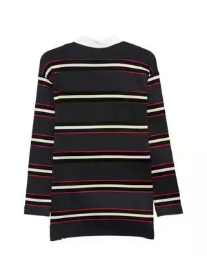 Iceberg Striped Logo-patch Polo Top