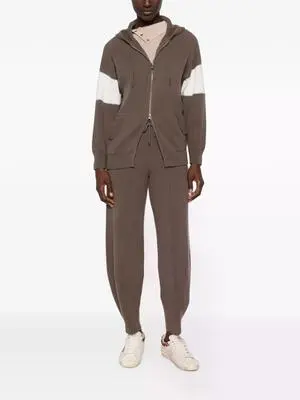 PANICALE Ribbed-knit Drawstring Track Pants