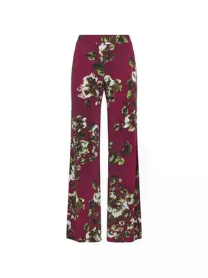 Malìparmi Frosted Blossom Wide-leg Trousers
