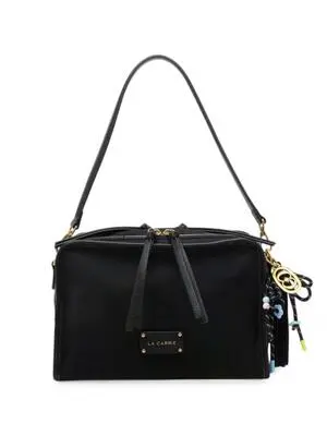LA CARRIE Dark Wave Shoulder Bag - Black