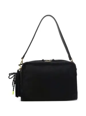 LA CARRIE Dark Wave Shoulder Bag - Black
