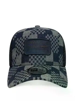 New Era Patterned Denim E-frame Red Bull F1 Trucker Cap