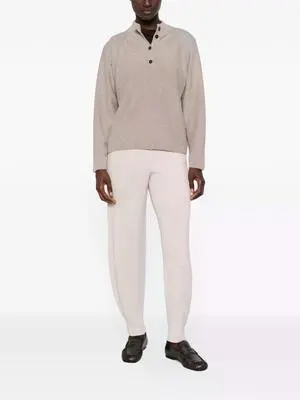 PANICALE Sequin-embellished Button-fastening Sweater