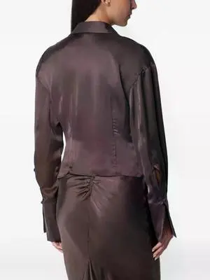 Andamane Lilia Deep V-neck Blouse