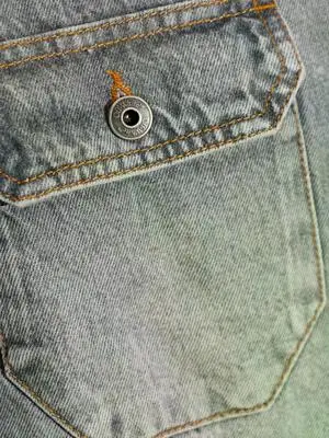 Off-White Bookish Workwear Denim Overshirt - Grey