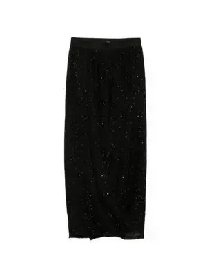 GENTRYPORTOFINO Sequin-embellished Midi Skirt