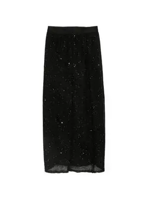 GENTRYPORTOFINO Sequin-embellished Midi Skirt