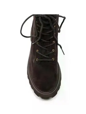 Michael Kors Caleb Suede Combat Boots