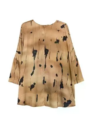 GENTRYPORTOFINO Abstract-print Blouse