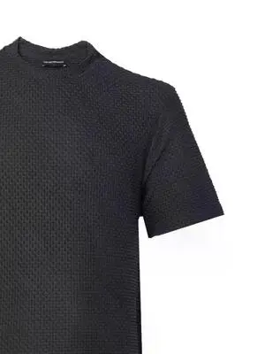 Emporio Armani Waffle-knit T-shirt