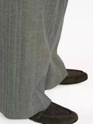 BLACK SUEDE STUDIO Arrow Suede Loafers