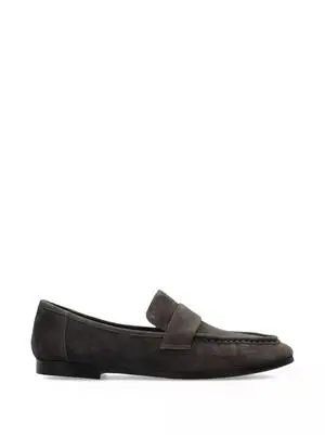 BLACK SUEDE STUDIO Arrow Suede Loafers - Grey