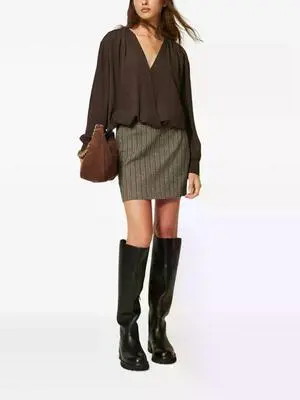 TWINSET Crêpe De Chine Dual-use Blouse