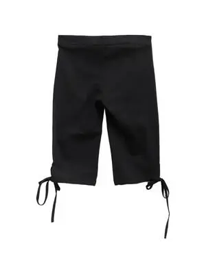 Gimaguas Bibi Tie-fastening Cropped Trousers - Black