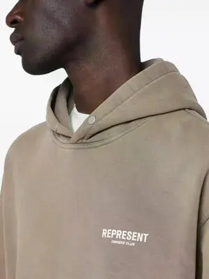 REPRESENT Owners Club Logo-print Hoodie