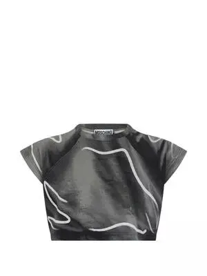 Moschino Graphic-print Cropped T-shirt