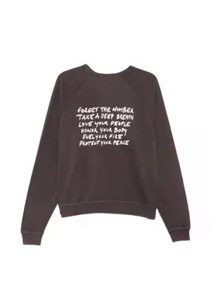 Ba&sh Logo-print Raglan-sleeve Sweatshirt