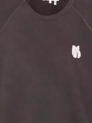 Ba&sh Logo-print Raglan-sleeve Sweatshirt