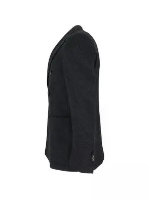 BRERA Double-breasted Textured Blazer